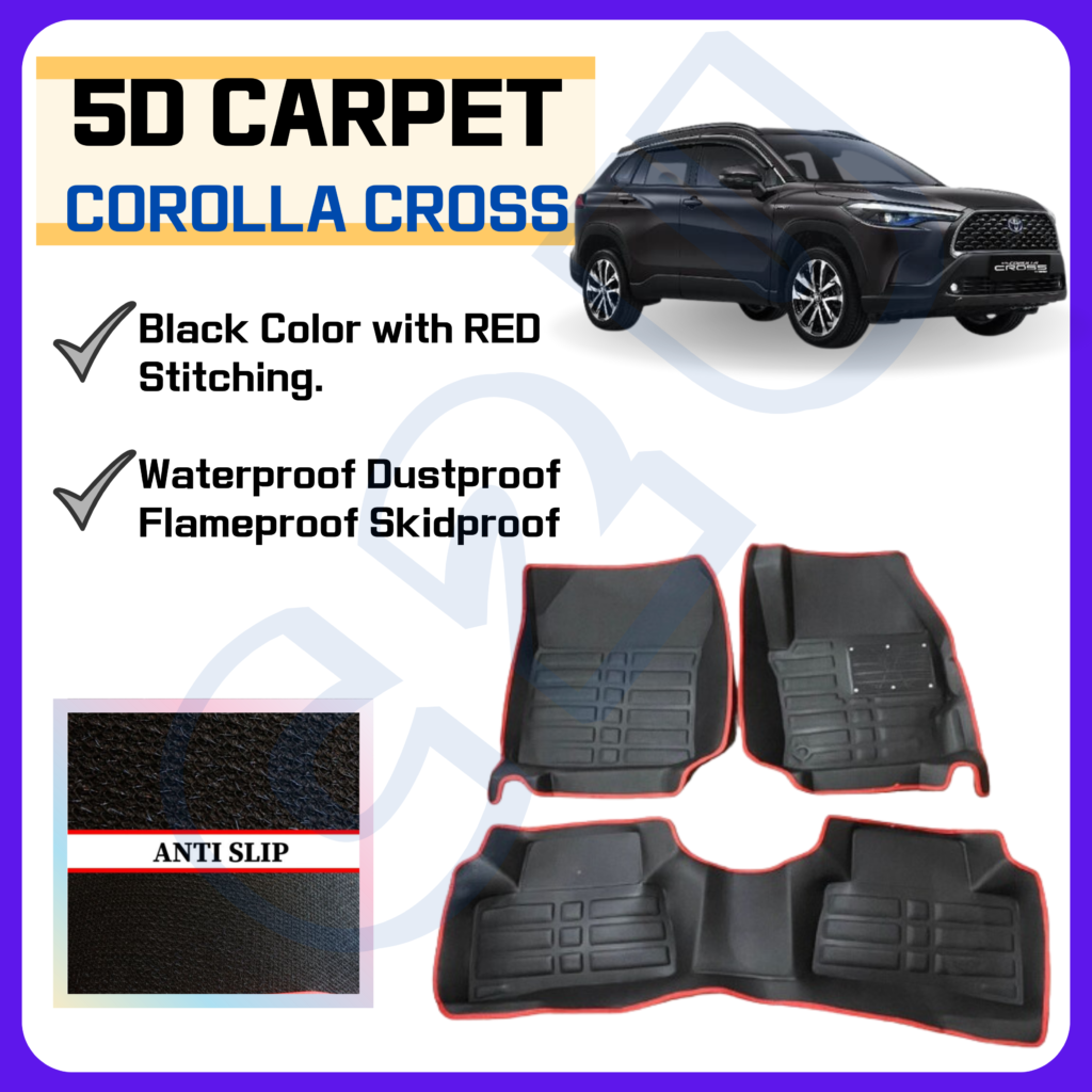 5D Carpet/Floor Mat/Karpet Toyota COROLLA CROSS – supervision